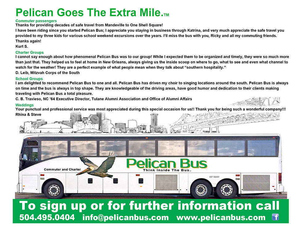 Testimonials | Pelican Bus